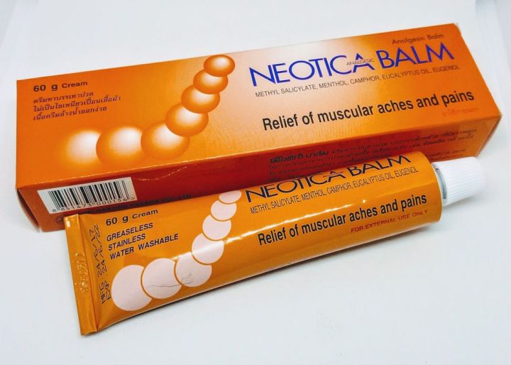NEOTICA BALM CREAM นีโอติก้า บาล์ม ครีมทาบรรเทาปวด 60 กรัม | Lazada.co.th