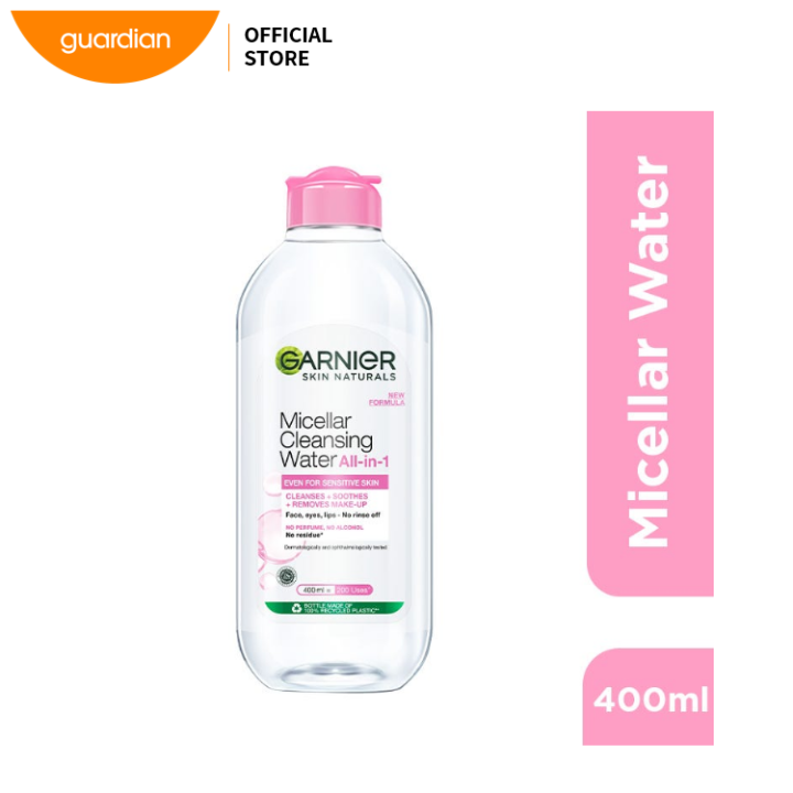 Garnier Skin Naturals Micellar Water Pink 400Ml | Lazada
