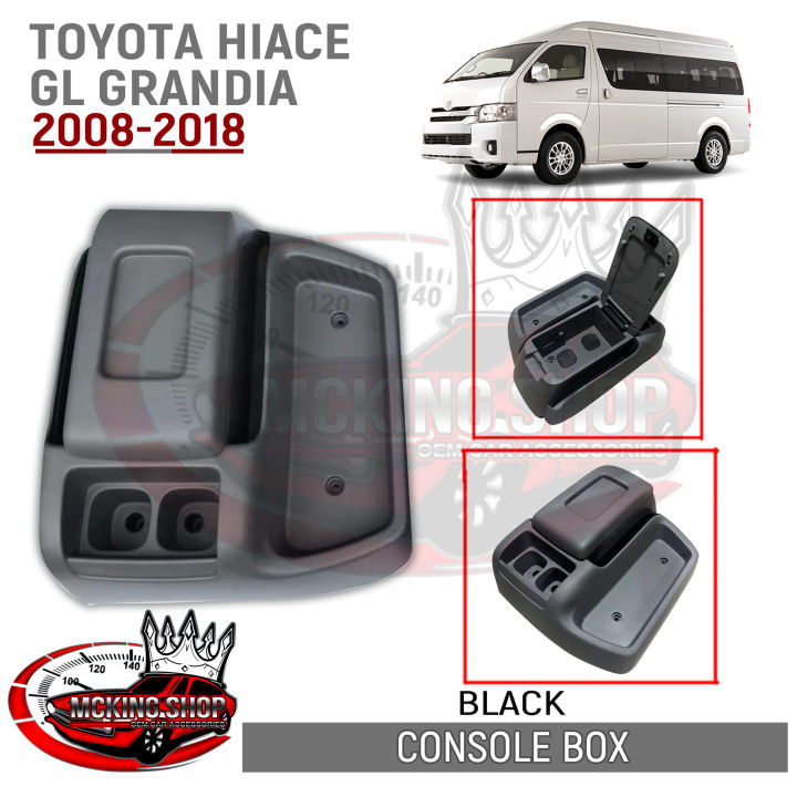 Toyota Hiace GL Grandia 2008-2018 OEM Armest Console Box (Black ...