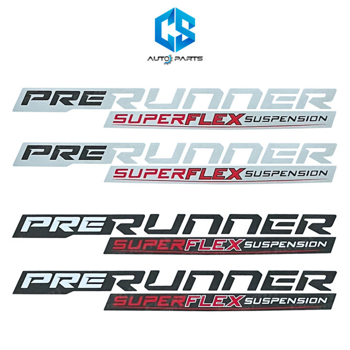 สติ๊กเกอร์ PRERUNNER SUPERFLEX - TOYOTA REVO ปี20-24 (ติดข้างท้ายกระบะ ...