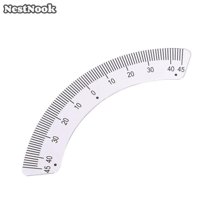 NestNook Angle Plate Scale Ruler 45 Degree Angle Arc Measuring Gauging ...