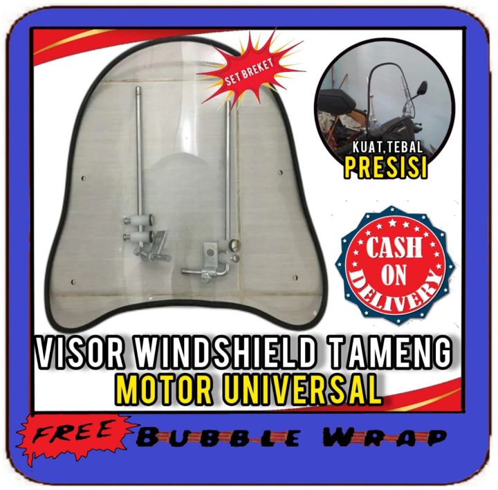 Windshield winsil tameng angin universal dimotor honda yamaha matic ...