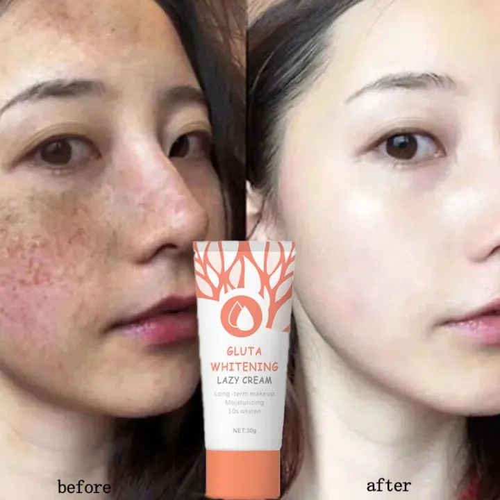 LIFUSHA Gluta Whitening Lazy Cream 30g Day Cream Niacinamide Whitening ...