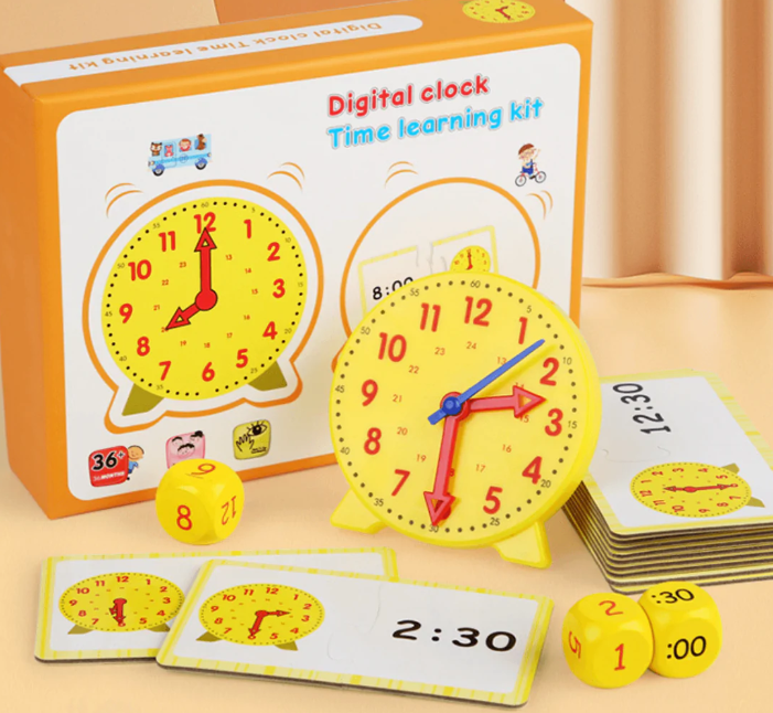 TWINKLEPH Early Educational Digital Clock Time Learning Kit | Lazada PH