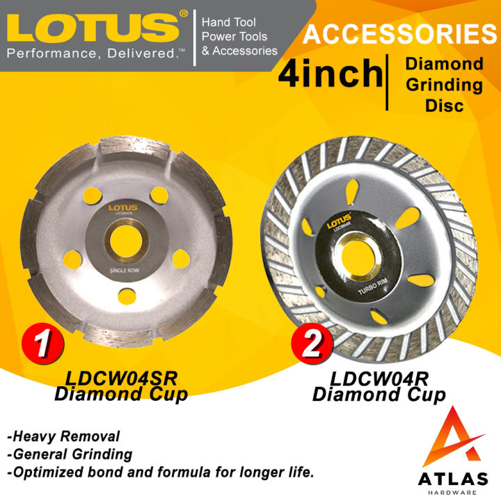 Lotus Grinder Diamond Grinding Disc 4in | Lazada PH