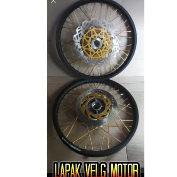 velg ninja r atau ninja rr ring v rossi uk 160/185 warna hitam | Lazada ...
