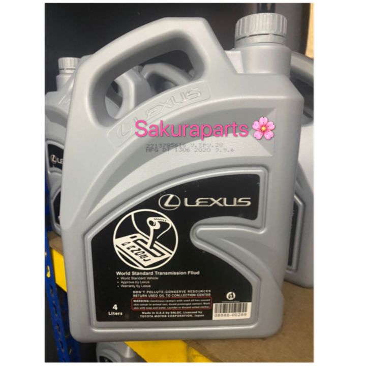 Lexus / Toyota ATF WS Transmission Fluid 4L (Original) | Lazada