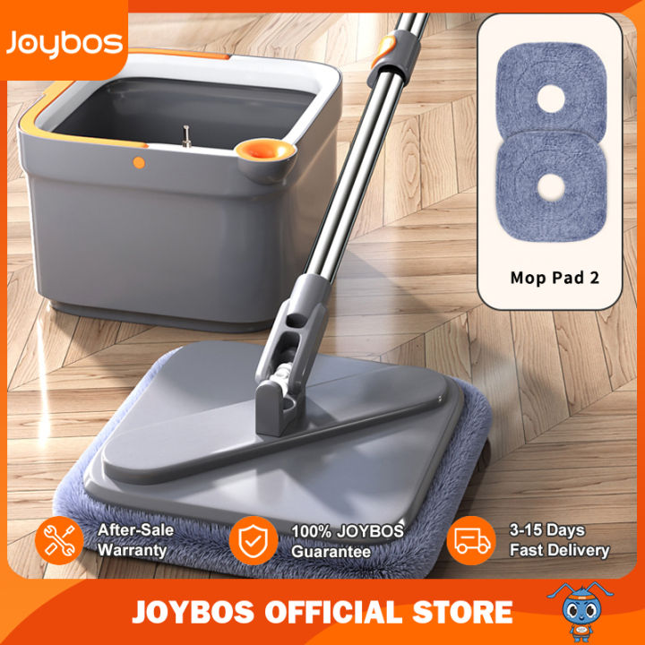 Joybos Spin Mop พร้อมถังแฮนด์ฟรี Lazy Squeeze Mop อัตโนมัติ Magic Floor ...
