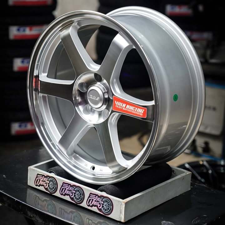 Velg Mobil Volk Rays TE37 SL Ring 18” Pcd 5x114 Lebar 8 ET 40 Super ...