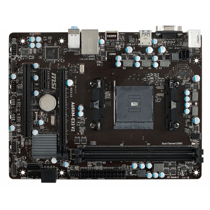 MSI A68HM-E33 V2 FM2+ FM2 MOTHERBOARD USED AMD A68H MAINBOARD DDR3 16G MATX WITH A55 A58 A78 ...