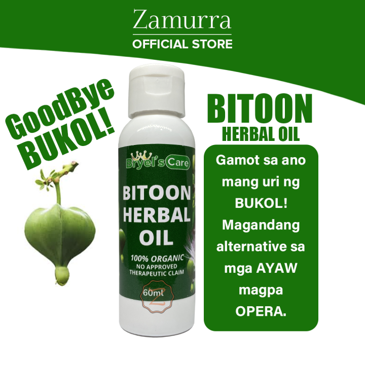 Original BITOON Herbal Oil 60ml BITUON Gamot sa Bukol CYSTS, TUMOR ...