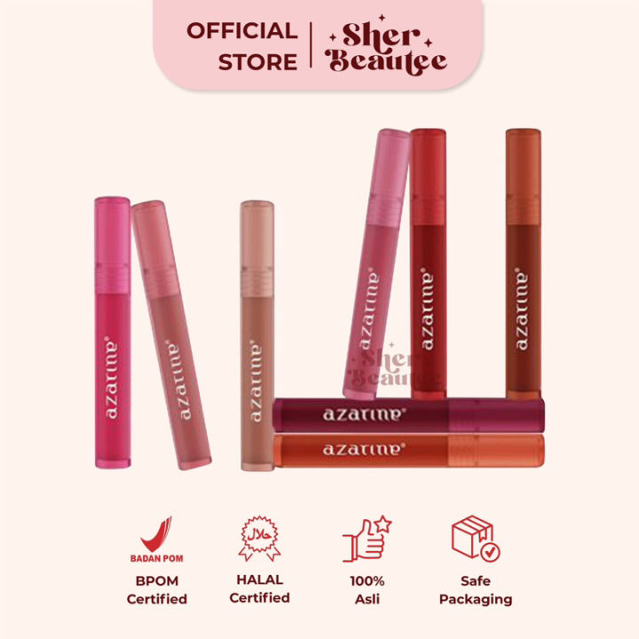 Azarine Velvety Lippie Cream - Lip Velvet Matte 3.2g | Lazada Indonesia