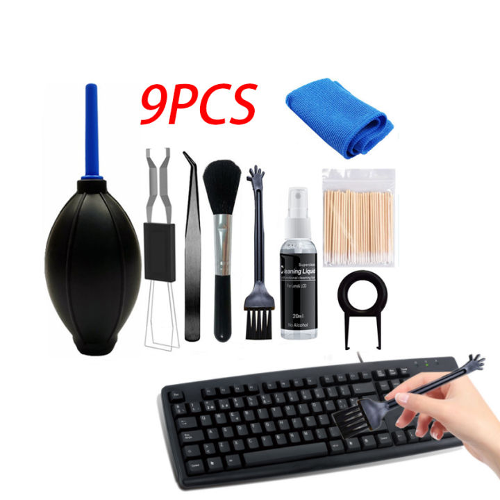 Latest 9pcs Kit Cleaning Kit for Mechanical Keyboard Laptop Cleaning ...