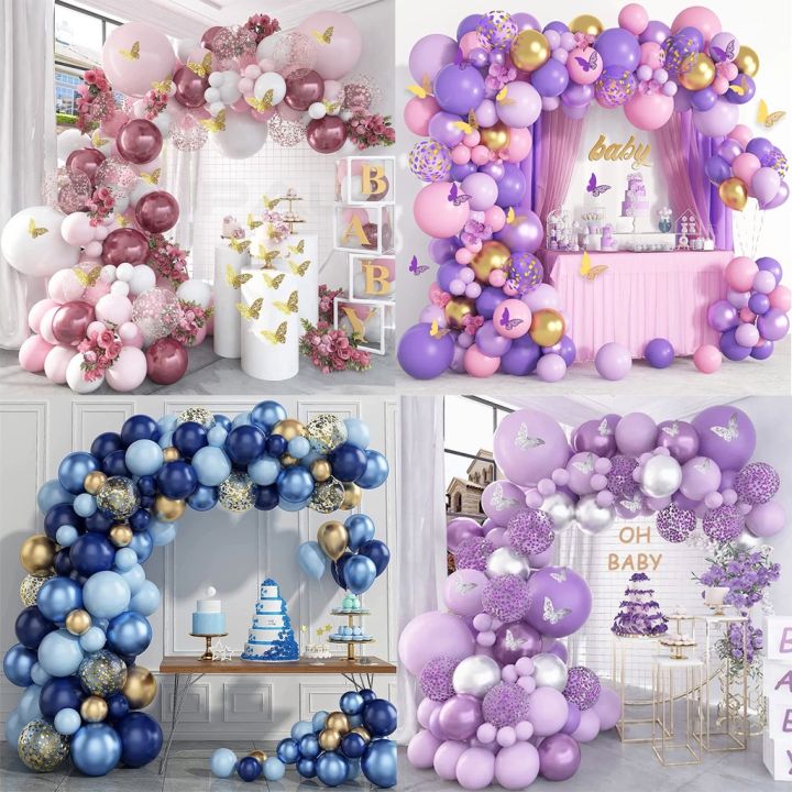 Balloon Set Arch Balloon Garland Balloon Chain Glue Latex Balloons Arch ...