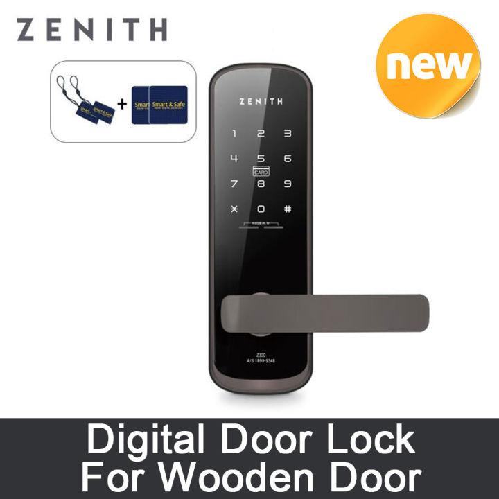 ZENITH Z300 Digital Handle Door Lock for Wooden Door Touch Key Pad ...