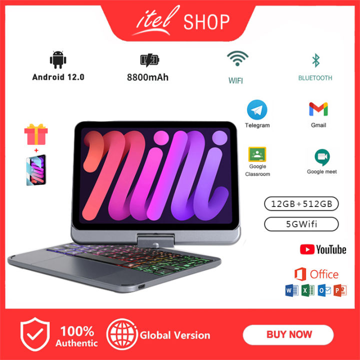 Hot ITEL 5 Pro Tablet 11inch 12GB+512GB Wifi/5G Tablet PC Dual SIM ...