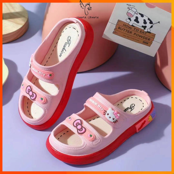 Fashion sandals 24-35 # 029 Girls Cute Hello Kitty sandals for kids ...