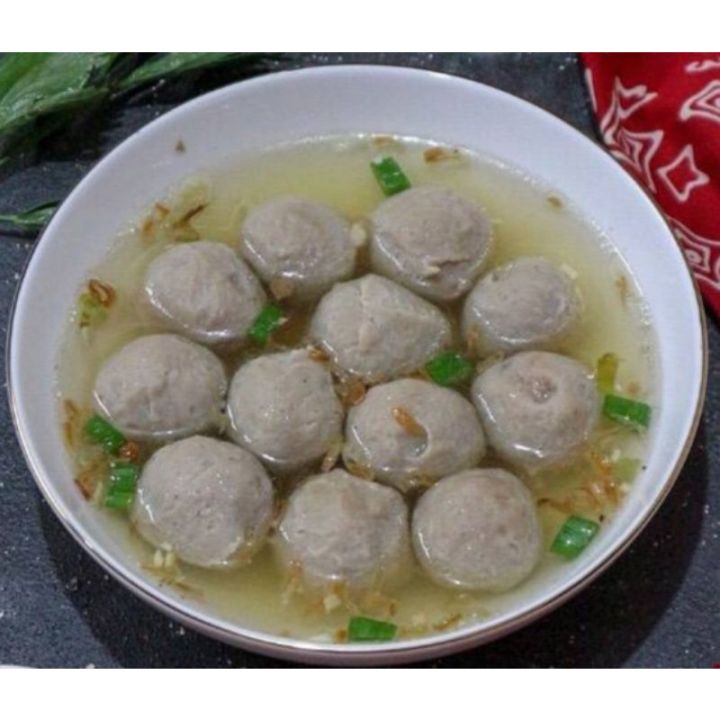 Bakso Polos Premium SATUAN PER BIJI Sapi Mix Ayam Baso Aci Frozen Food ...