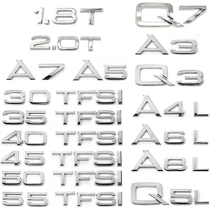 3D Original ABS For Audi A3 A4 A5 A6 A7 A8 Q3 Q5 Q7 Q8 A4L A6L A8L Q5L 1.8T 2.0T 3.0T V6T V8T 30 ...