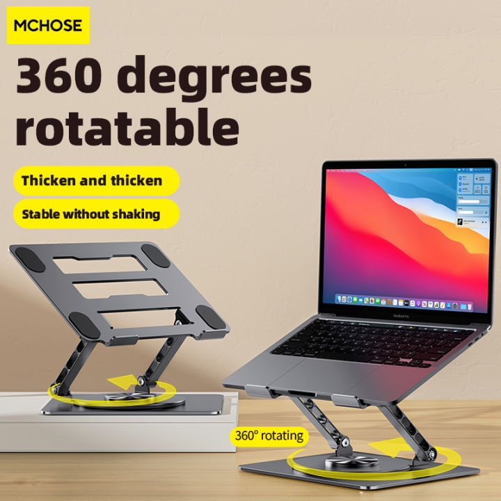MC LS527 Thicken Laptop Stand 360° Rotatable Carbon Steel Strong ...