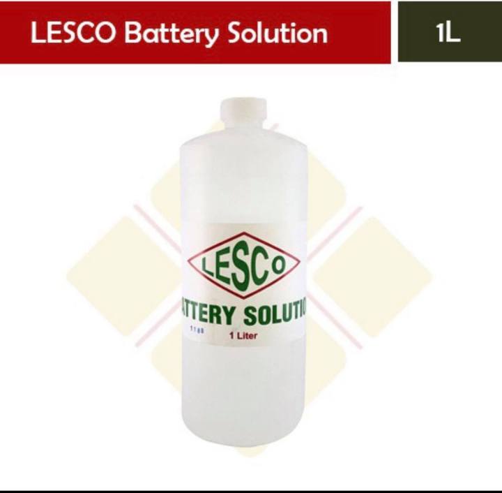Lesco Battery Solution /Distilled water 1 Liter for car motor | Lazada PH