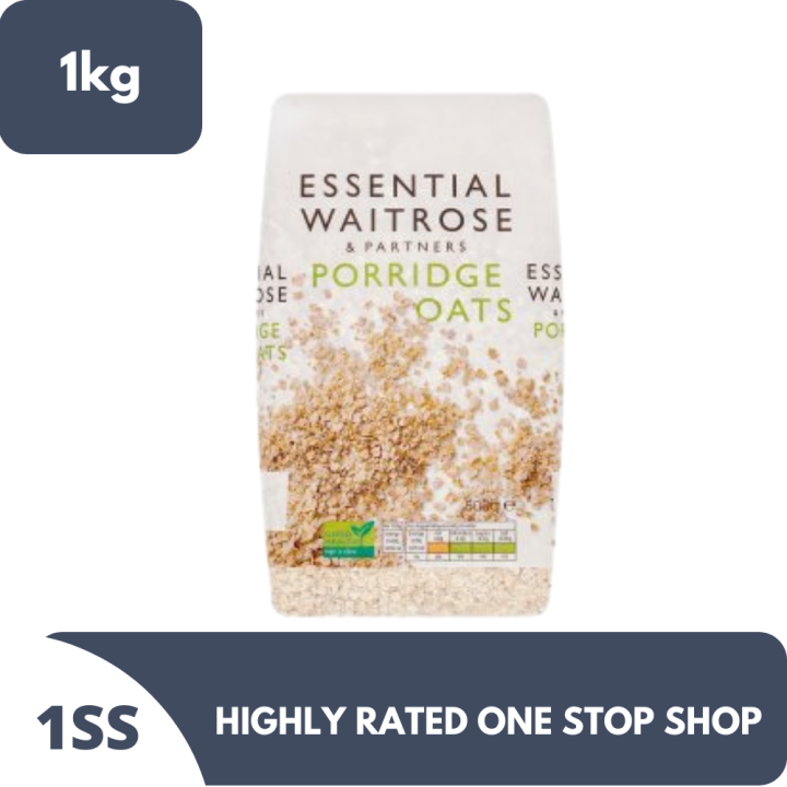 Essential Waitrose & Partners Porridge Oats 1kg (Exp Mar 25, 2025 ...