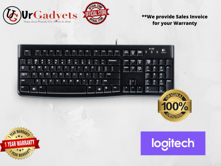 Logitech K120 USB Keyboard (Black) | Lazada PH