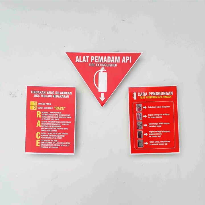 Segitiga APAR, Akrilik Tanda APAR, Pemadam Api Ringan | Lazada Indonesia