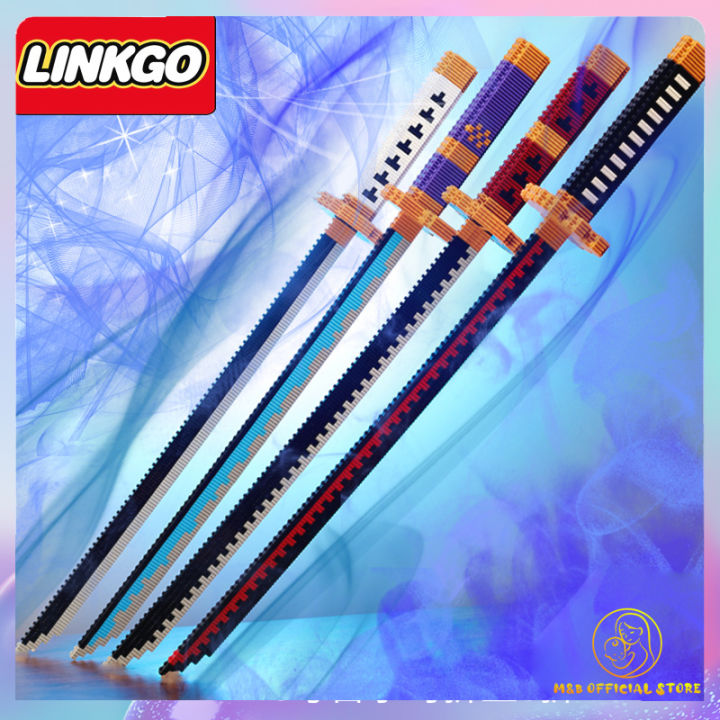 One Piece Building Block Assembled Toys Roronoa Zoro Animation Puzzle ...