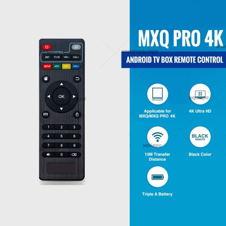 SATA Universal Replacement Remote Control for MXQ PRO 4K Android Ultra ...