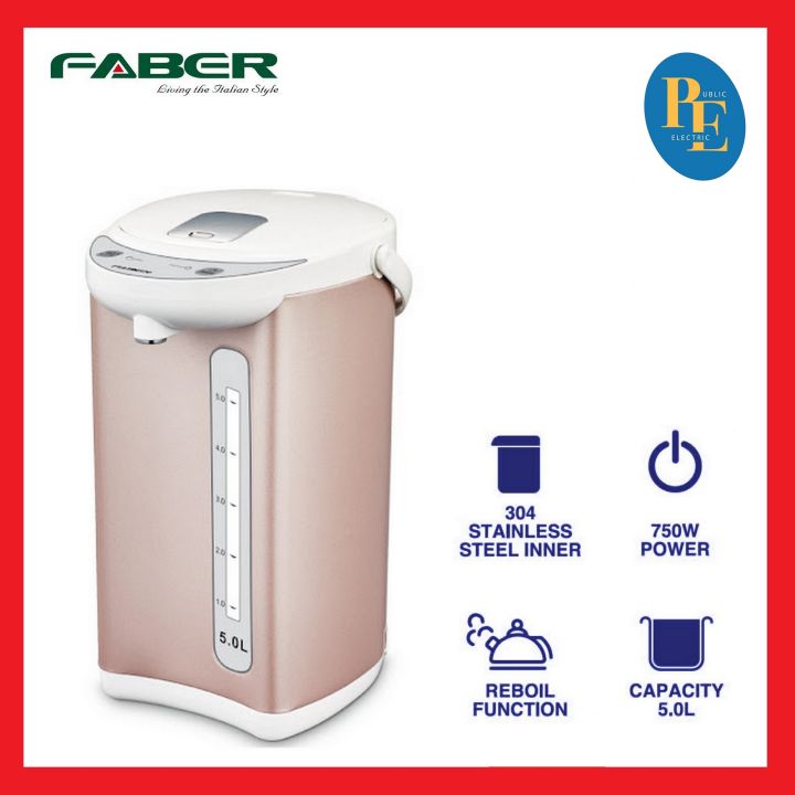 Faber 5.0L Electric Thermo Pot - FTP FANTASIA 505 | Lazada