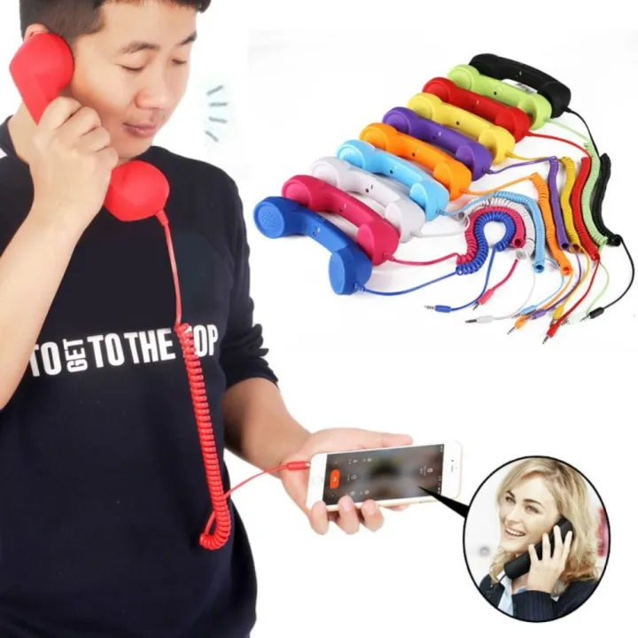 GLOWLITE Radiation Proof Retro Phone Handset Call Receiver ...