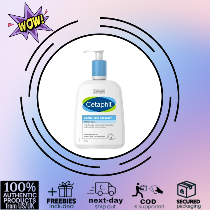 NEW Cetaphil Gentle Cleanser Hydrating Smoothing For Dry And Sensitive ...