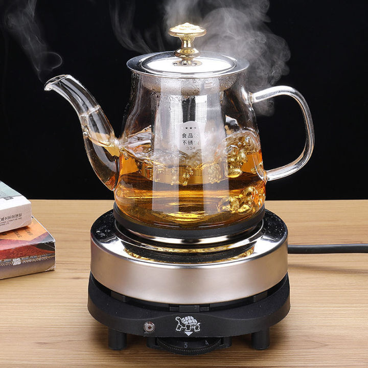 YILK Electric Ceramic Stove Electric Tea Cooker Teapot Glass Teapot ...