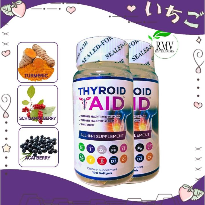 Thyroid Aid for Thyroidism Goiter 93 softgel | Lazada PH