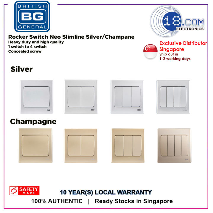 British General Electrical Switch, Rocker Switch, 10 Years Warranty ...