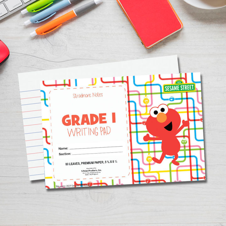 Stradmore Sesame Street Grade 1 Pad Paper (80 Leaves) (Assorted Only ...