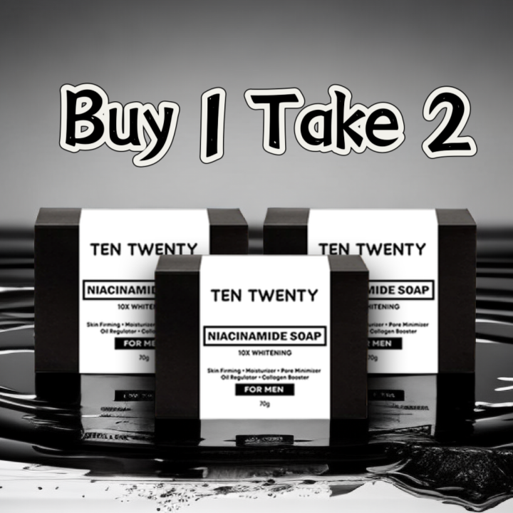FULLY GOODIES BUY1 TAKE 2 TEN TWENTY Niacinamide 10x Whitening Soap For ...