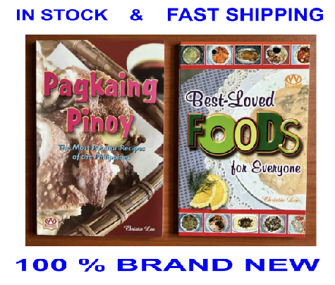 🔵 COOKBOOK SET ( 2 pcs ) : "BEST LOVED FOODS FOR EVERYONE" & "PAGKAING ...