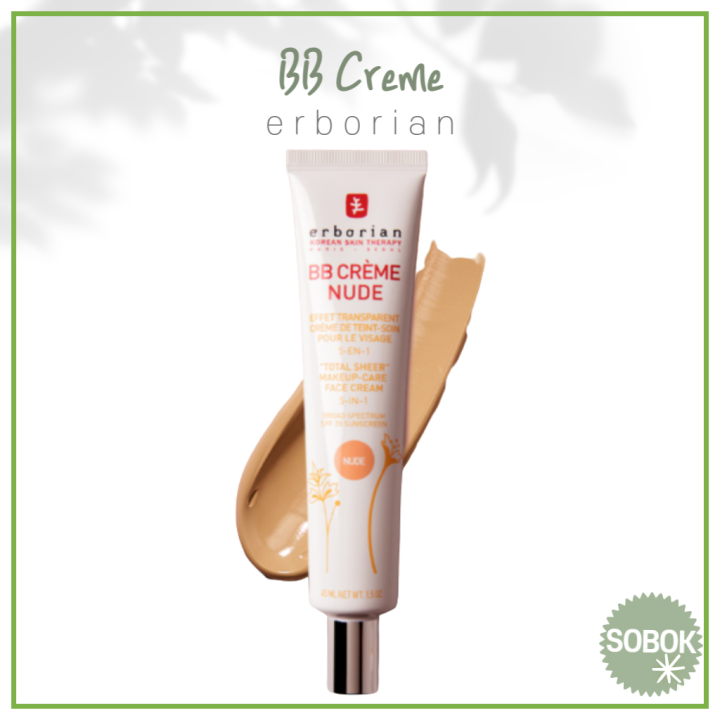 [erborian] BB Creme SPF20 15ml 2 colors Nude Clair / erborian BB Cream ...