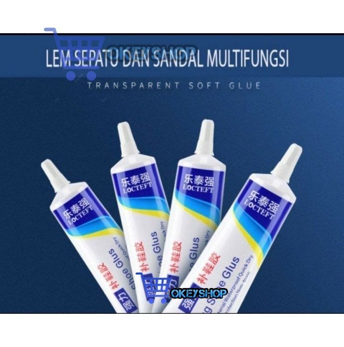 Lem sepatu LOCTEFT menempel pada semua jenis sepatu ,sepatu kulit 60ml ...