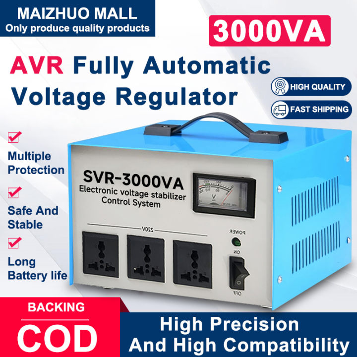 AVR Fully Automatic Voltage Regulator SVR-3000VA/2500VA/2000VA/1500VA ...