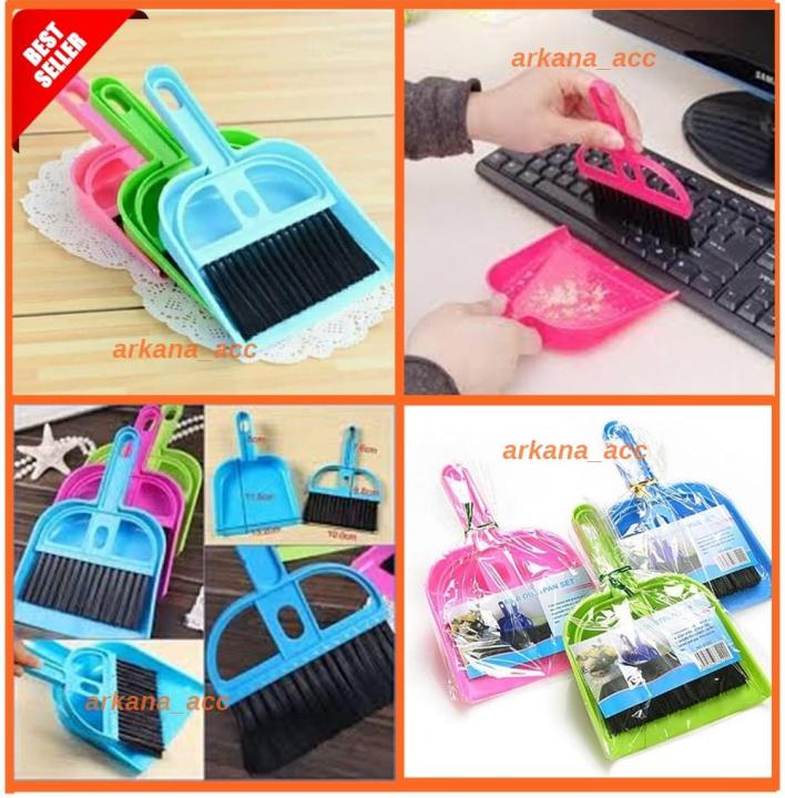 Sapu Mini Set + Serokan / Sapu Mobil / Sapu Kecil Bahan Lebih Bagus ...