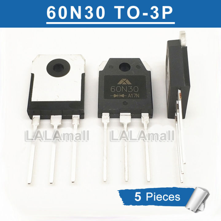5pcs 60N30 TO-3P 60A/300V Welding Machine Fast Recovery Diode new ...
