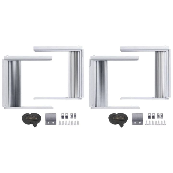 【HFCG MALL】-2X Window Air Conditioner Side Panels with Frame, Room AC ...