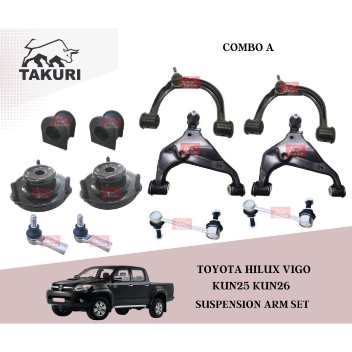 (combo set) takuri suspension for toyota hilux vigo kun25 kun26 lower ...