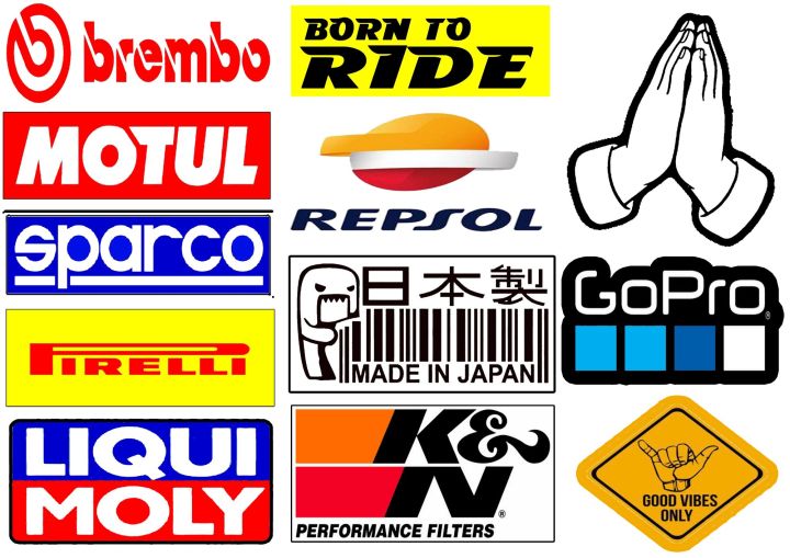 Motor Car sticker 1 set a4 size waterproof Vinyl sticker | Lazada PH