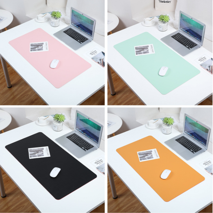 Double Sided, Two Coloured Desk Pad, Mouse Pad, Computer Mat. PU ...