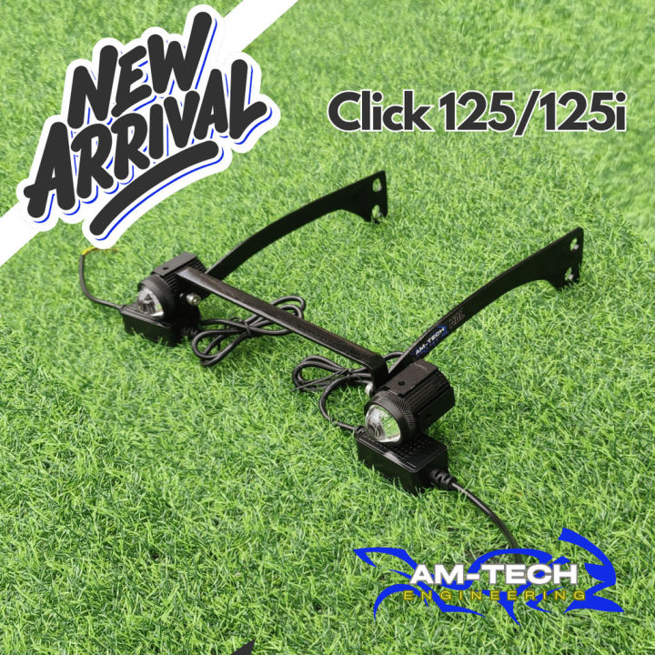 Honda Click 125 V1/V2 MDL Bracket Mini Driving Light Bracket by Am-Tech ... Honda Click 125 V1/V2 MDL Bracket Mini Driving Light Bracket by Am-Tech ...