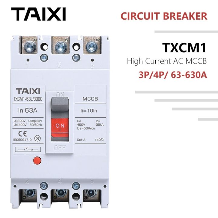 【Worth-Buy】 Circuit Breaker Mccb 250a 315a 400a 630a Cb Single Three ...